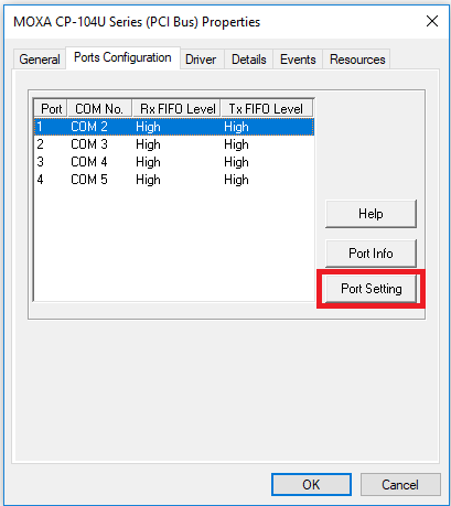 如何變更多埠串列卡的 COM 埠預設設定？